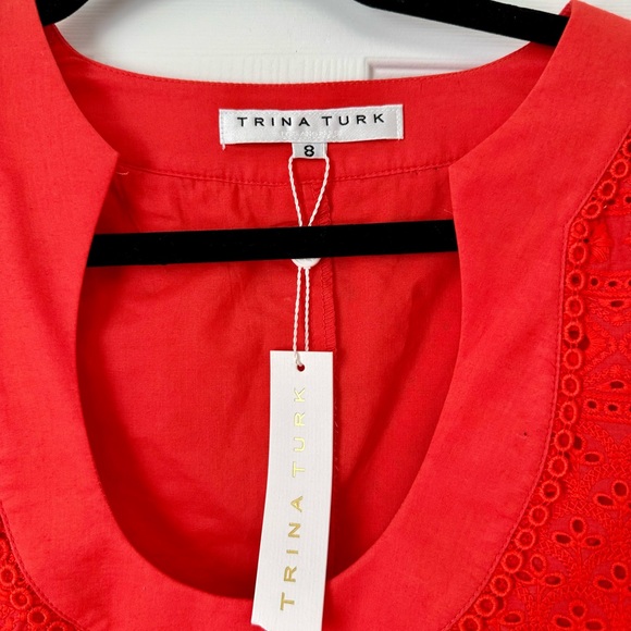 Trina Turk | Dresses | Nwt Trina Turk Bonita Bright Eyelet Embroidered ...